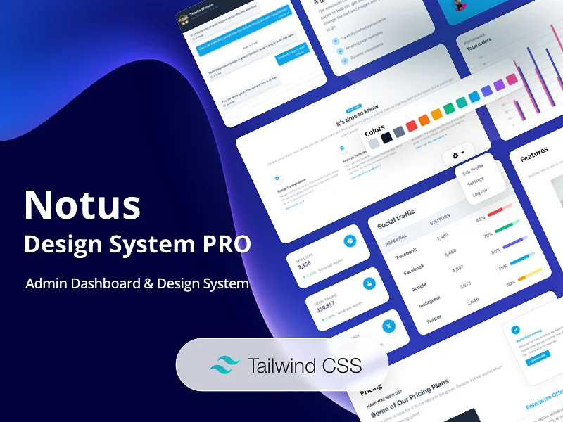 Notus Design System PRO ui-kit