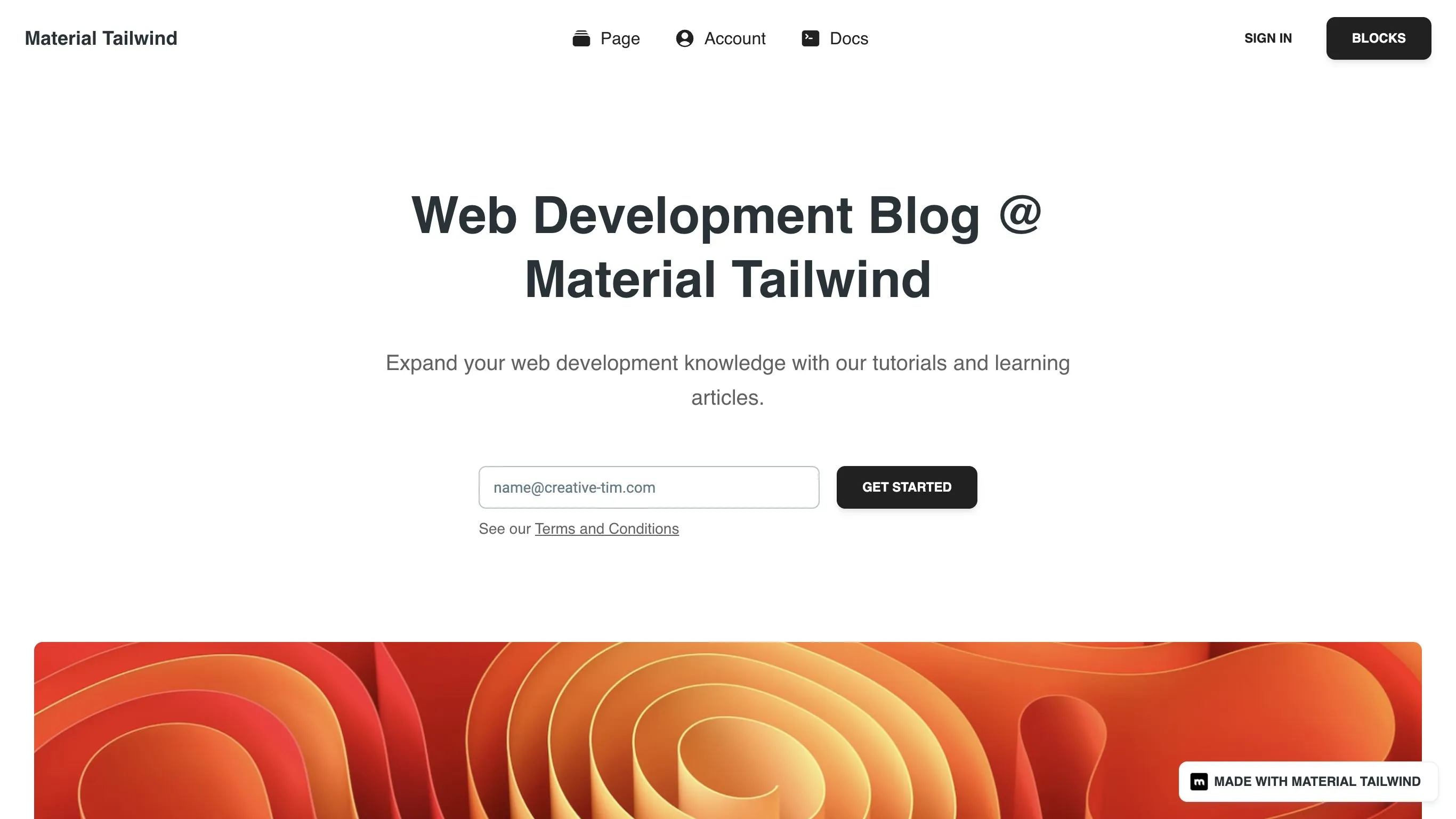 NextJS Tailwind Blog Posts Page Template